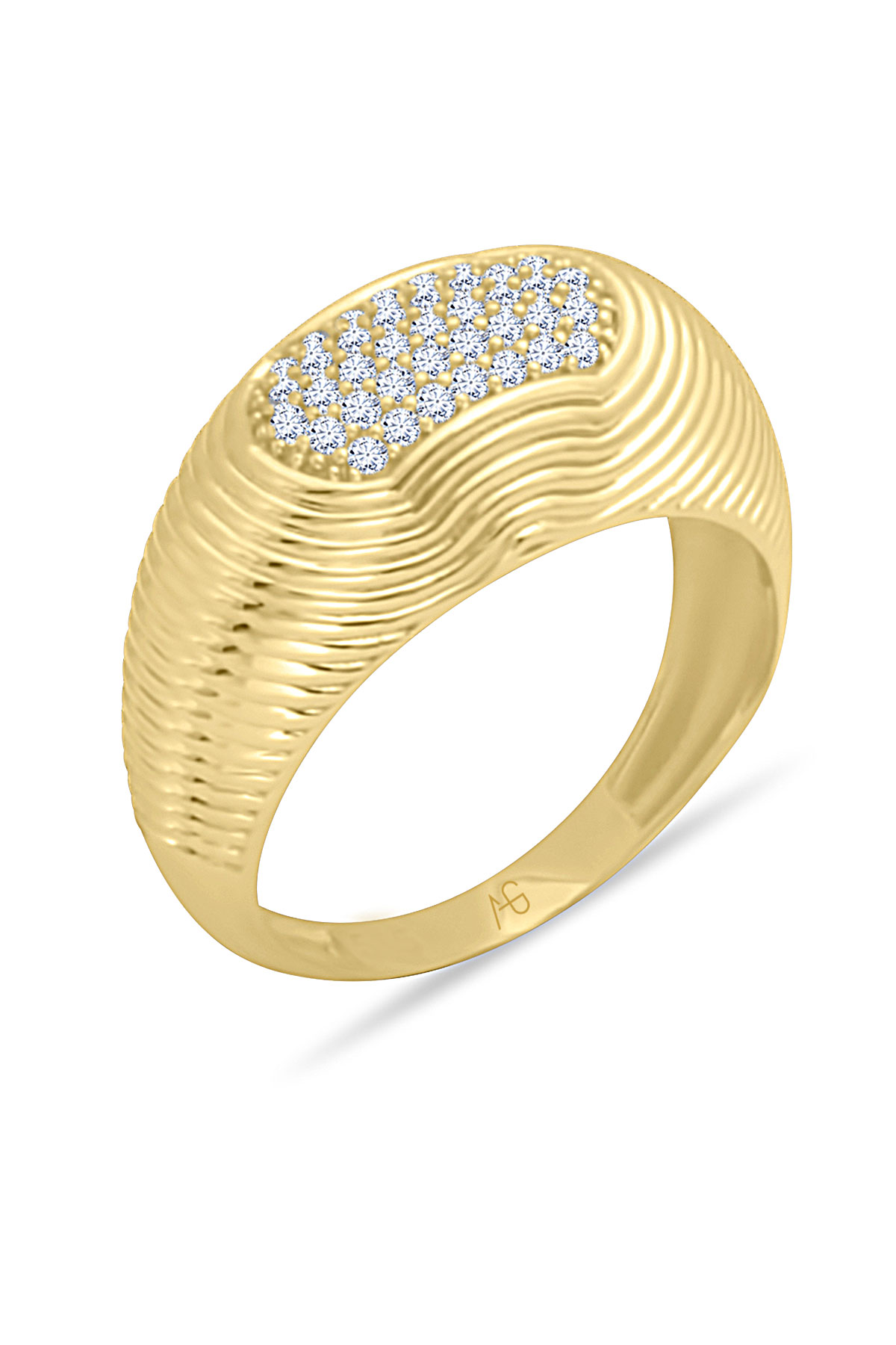 Altın Parmak İzi Yüzük - Aslı Gold